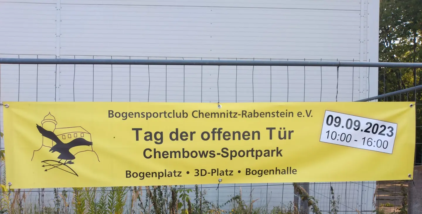 Tag der offenen Tür am 09.09.2023 - Bogensportclub Chemnitz-Rabenstein e.V.